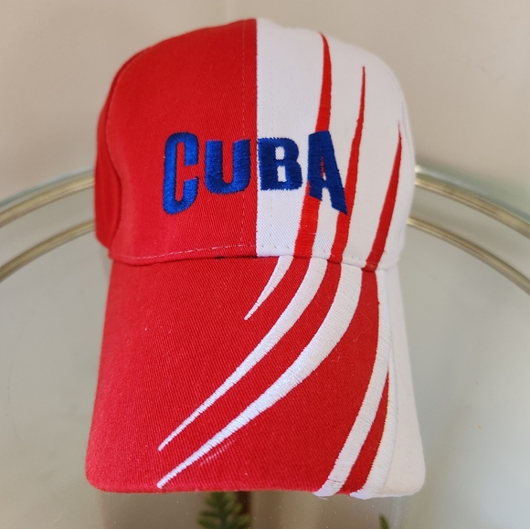 Unbranded | Accessories | Cuba Baseball Cap Red White Blue Adjustable ...